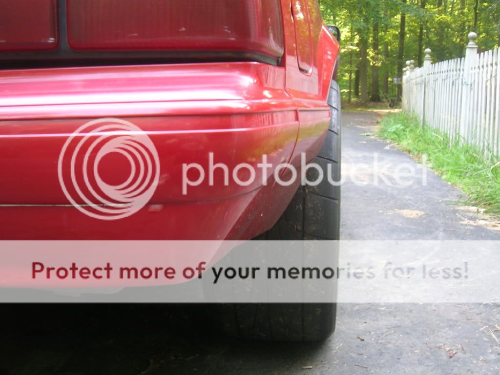 sn95 rearend on a foxbody coupe with 10 10.5 wheel? | Ford Mustang Forums